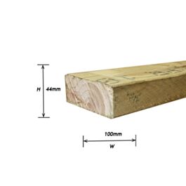 Buy 44mmX100mm (4x2) Rough Treated Timber Online! Fast