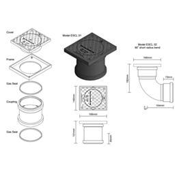 Buy Monarflex Easi-Sump Cap Link Escl01 - Straight 166m