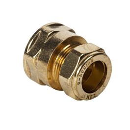 Buy 412 Brass straight coupler FI X C1/2" x 15mm Online