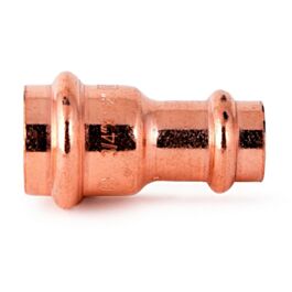 Instantor Copper Press Red Coupler 3/4" X 1/2"