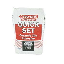 Buy Evo-Stik Quick Set Ceramic Tile Adhesive 20kg
