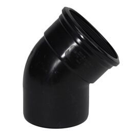 Buy Pipelife 4" S/S 45 Deg Black Soil Bend